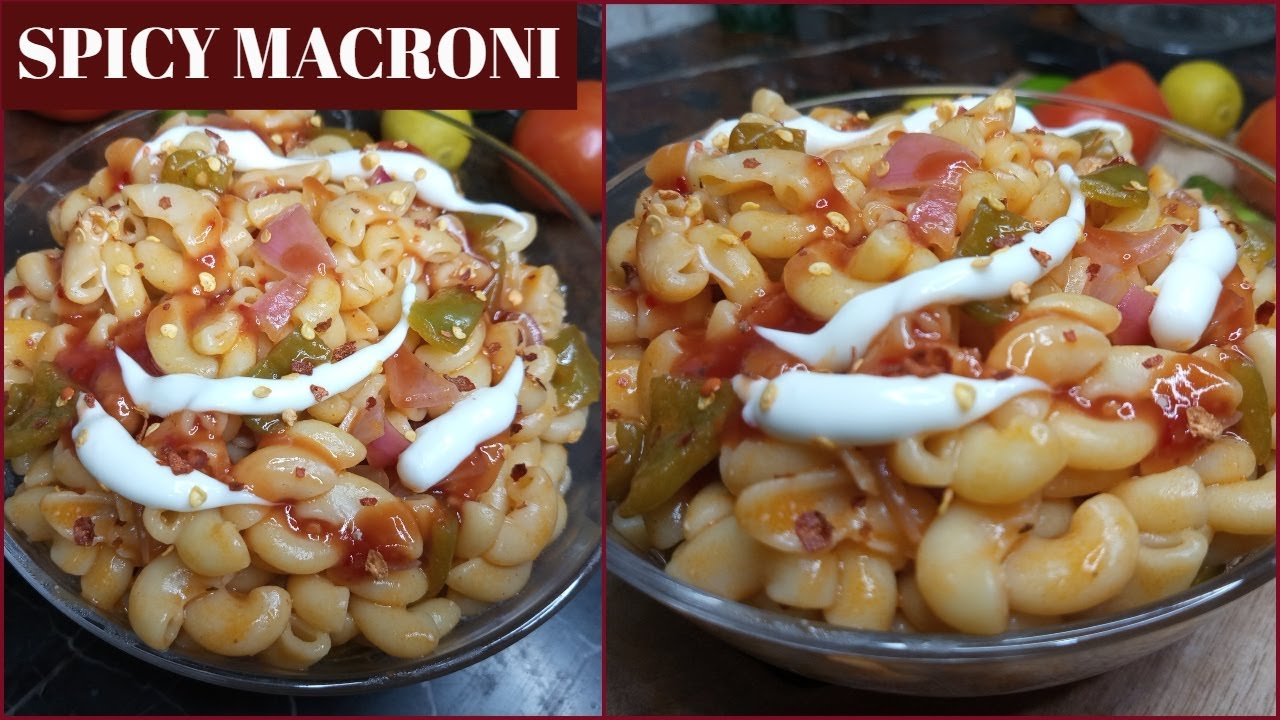 spicy macaroni recipe | Fast and Easy Macaroni | Naz's Kitchen - YouTube