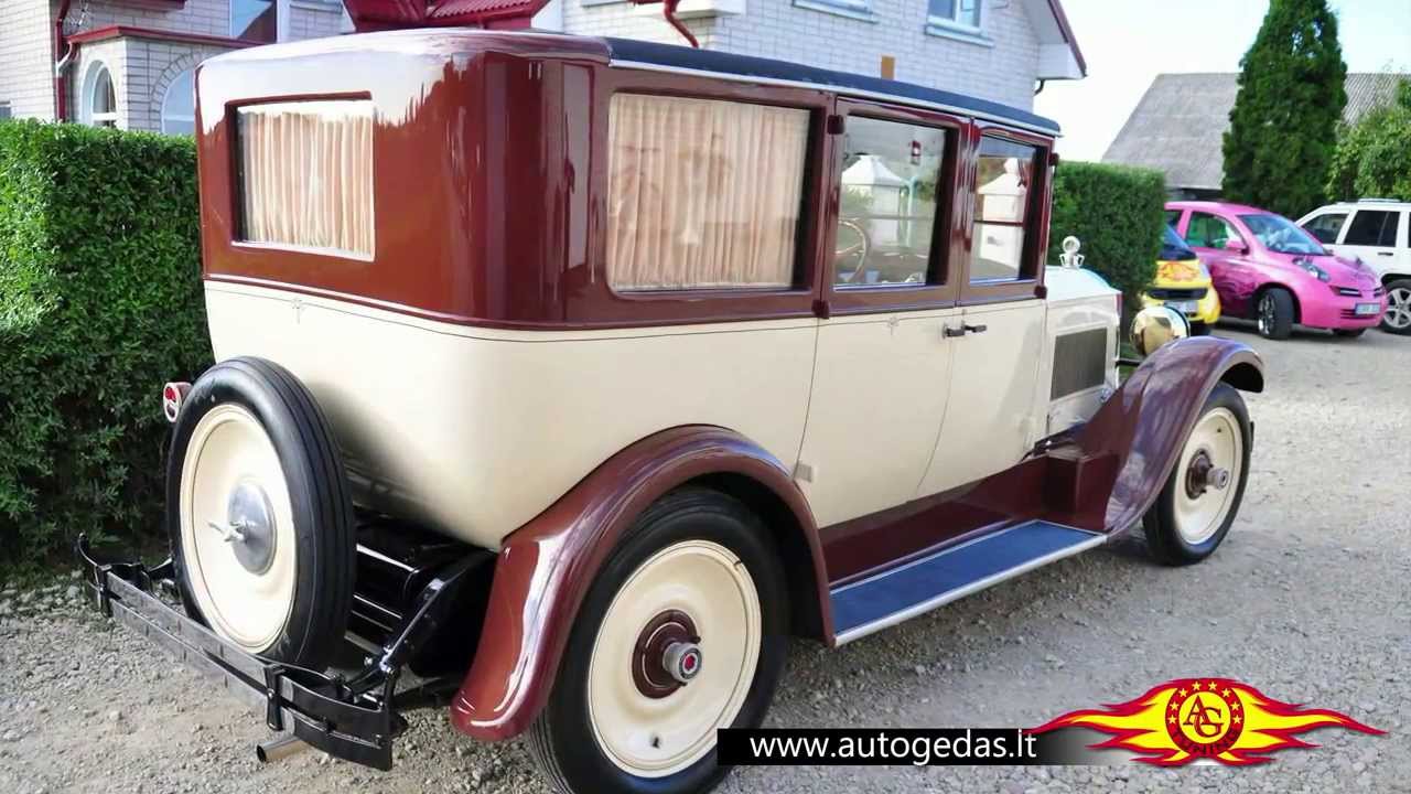 Packard 333 Limousine 1925 Repair Oldsmobile by Autogedas - YouTube