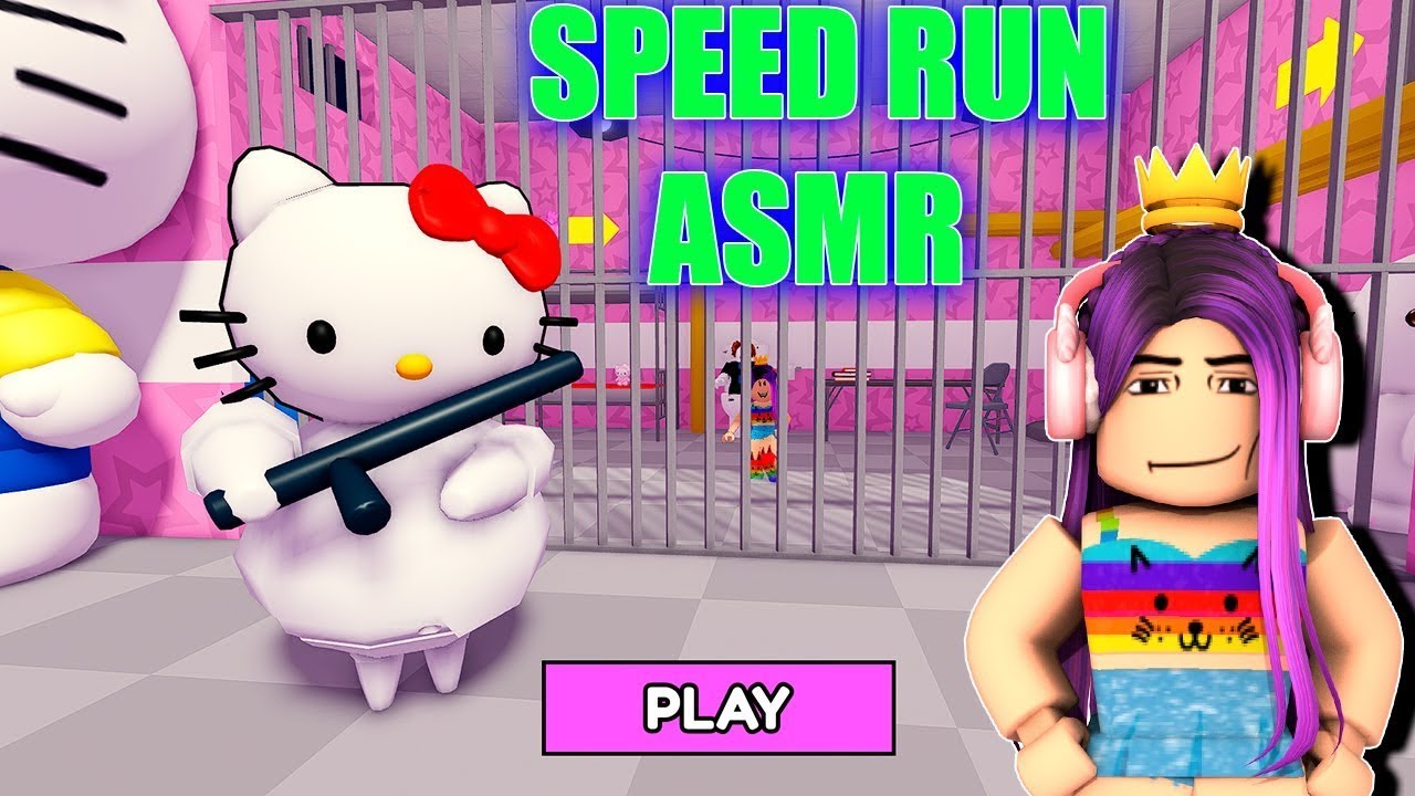 🎀 HELLO KITTY BARRY'S PRISON RUN! Obby - YouTube