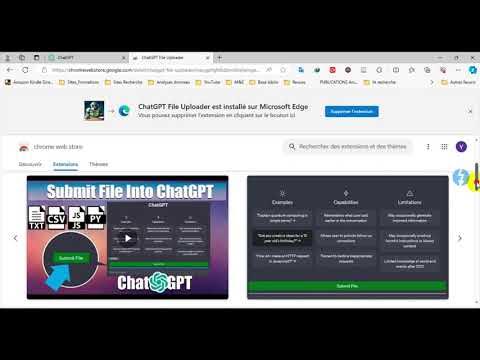 Comment charger vos fichiers sur la version gratuite de ChatGPT - YouTube