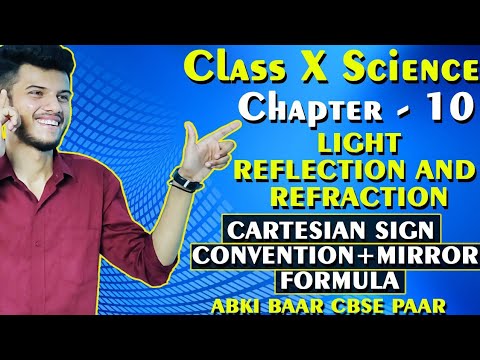 CARTESIAN SIGN CONVENTION|MIRROR FORMULA LIGHT REFLECTION AND ...