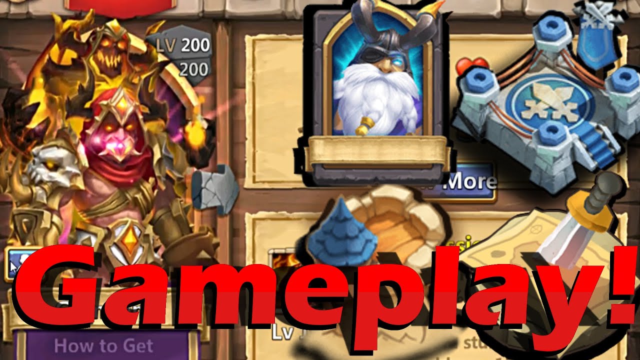 Castle Clash Grimfiend Gameplay - YouTube