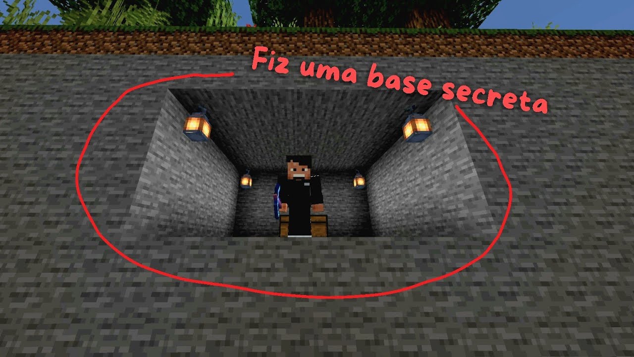 Construí uma base secreta no Minecraft! @HyMinecraftOficial - YouTube