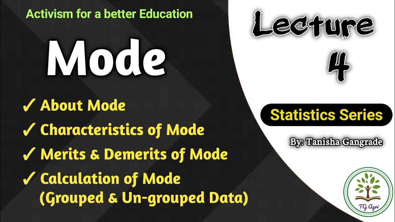 Mode | Statistics | Properties of Mode | Calculation of Mode | by ...
