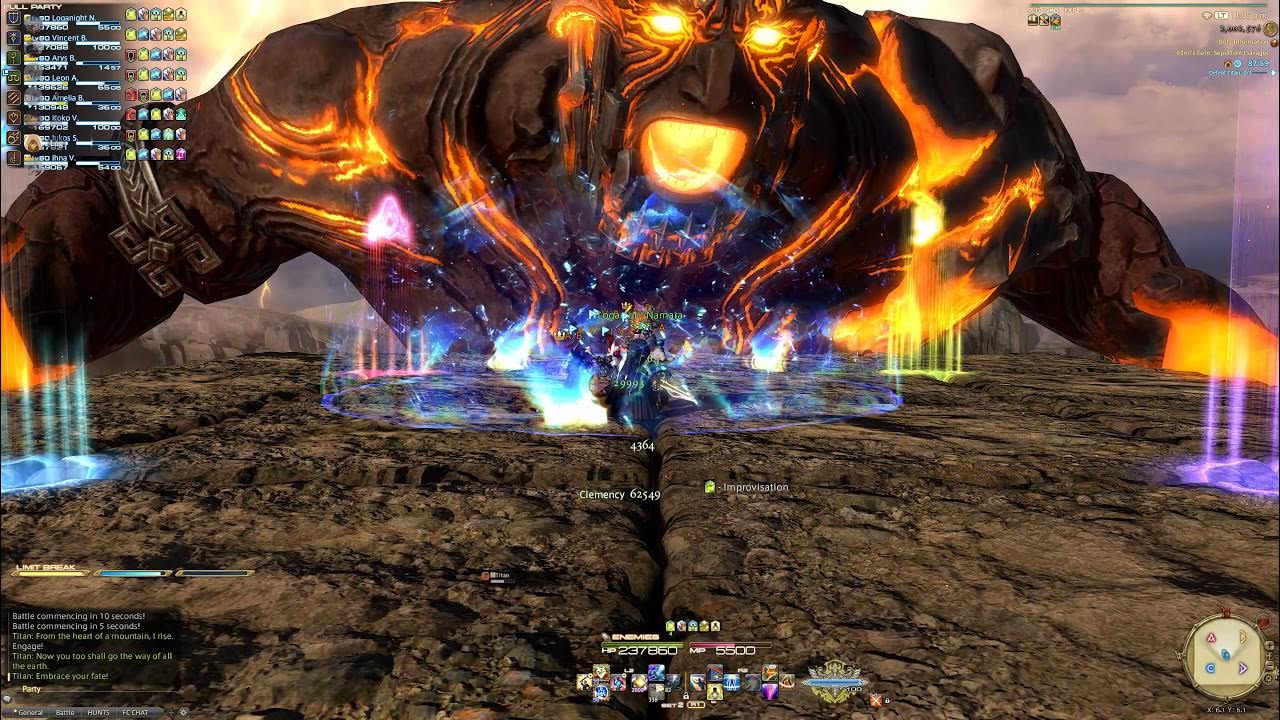 FINAL FANTASY SHADOWBRINGERS: Eden's Gate: Sepulture Savage (Titan Maximum) - YouTube