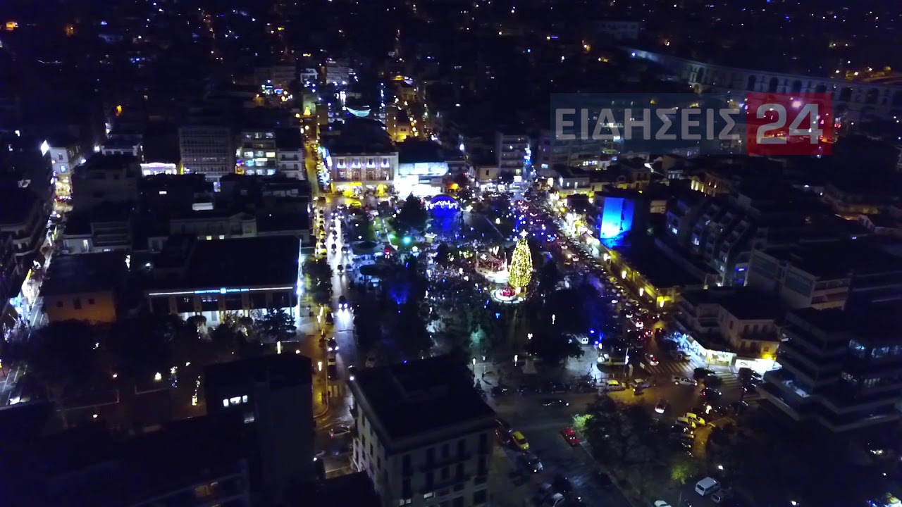 ΦΩΤΑΓΩΓΗΣΗ ΧΡΙΣΤΟΥΓΕΝΝΙΑΤΙΚΟΥ ΔΕΝΤΡΟΥ ΚΑΒΑΛΑΣ - YouTube