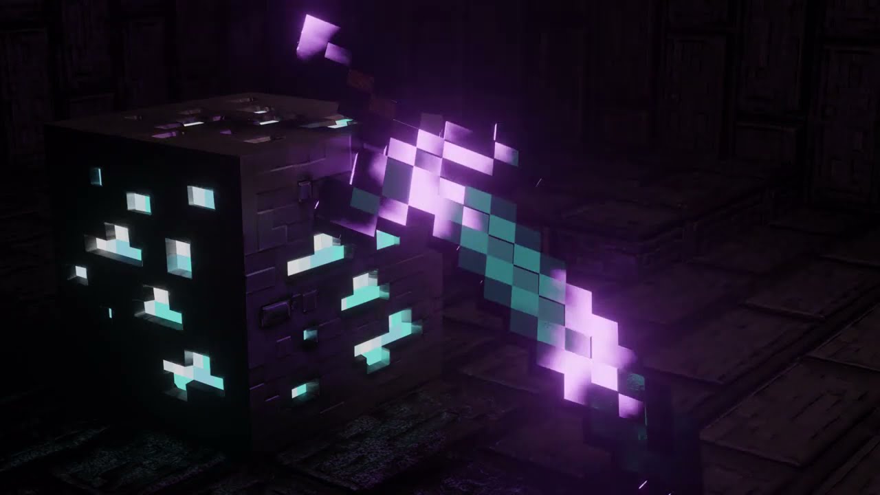 Minecraft Diamond Sword Wallpaper