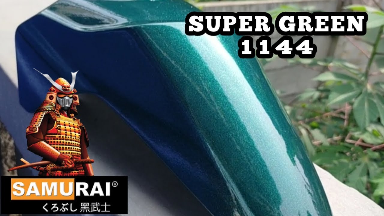 SUPER GREEN 1144 SAMURAI PAINT - YouTube