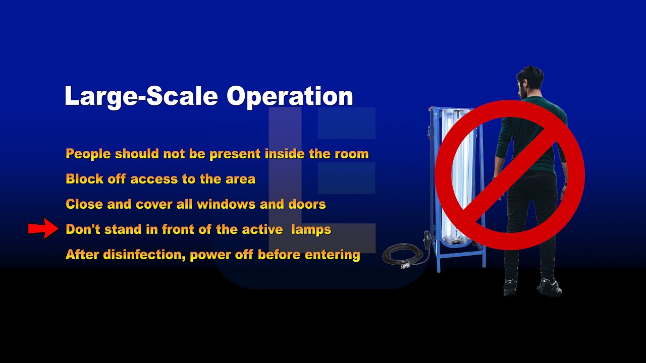 UV Sanitation Light Safety Tips from Larson Electronics - YouTube