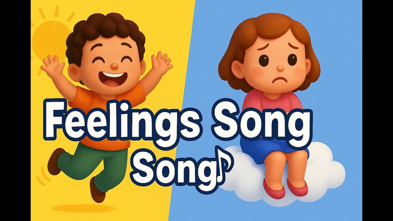 🎵 Toddler Feelings Song | 3-Minute Pop Sing-Along for Preschool ...