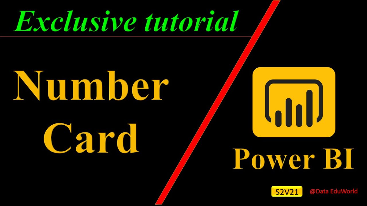 Number Card in Power BI | Power BI Latest 2023 with #dataeduworld ...
