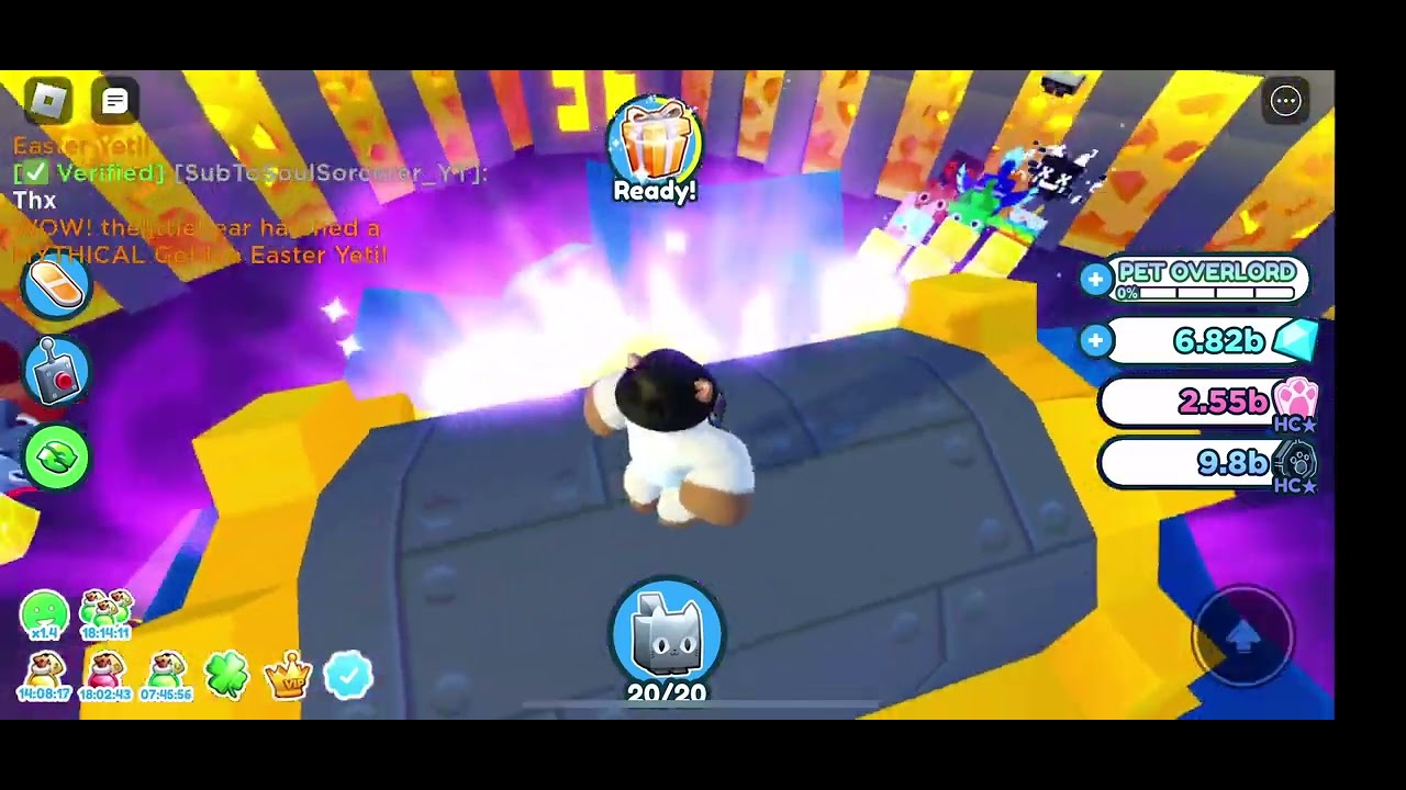 Getting a massive meteor in pet sim x🥳 - YouTube