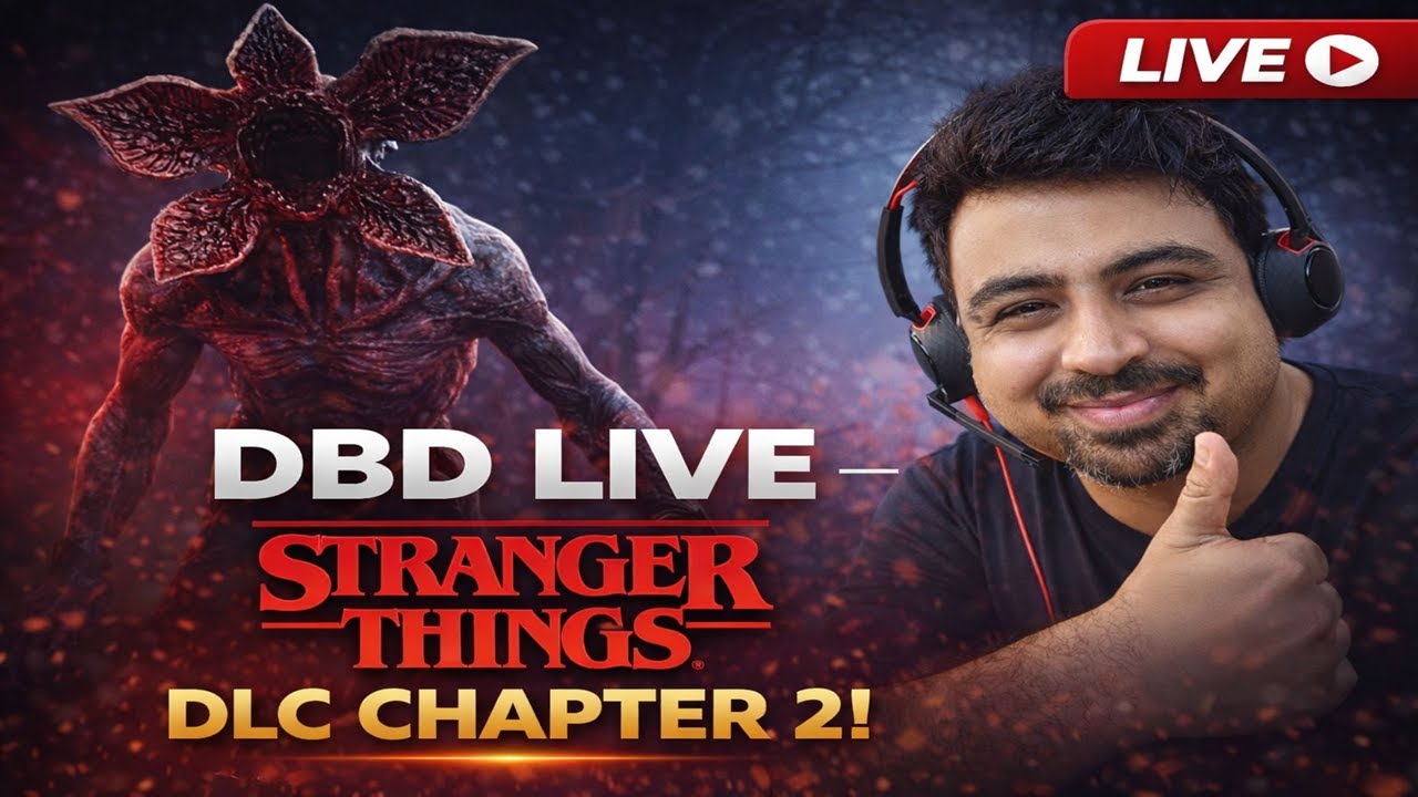 DBD LIVE — Stranger Things DLC Chapter 2! Playing survivor with ...