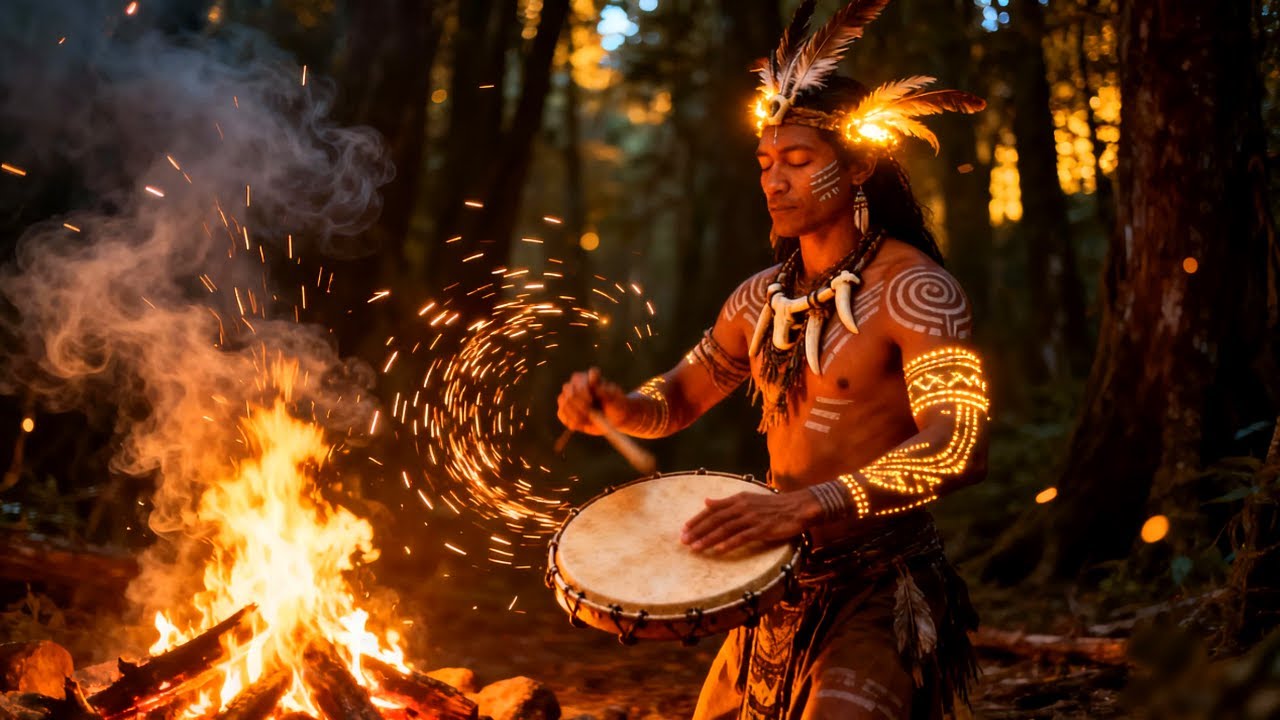 Shamanic Fire Dance | Tribal Drumming Ritual for Transformation and ...