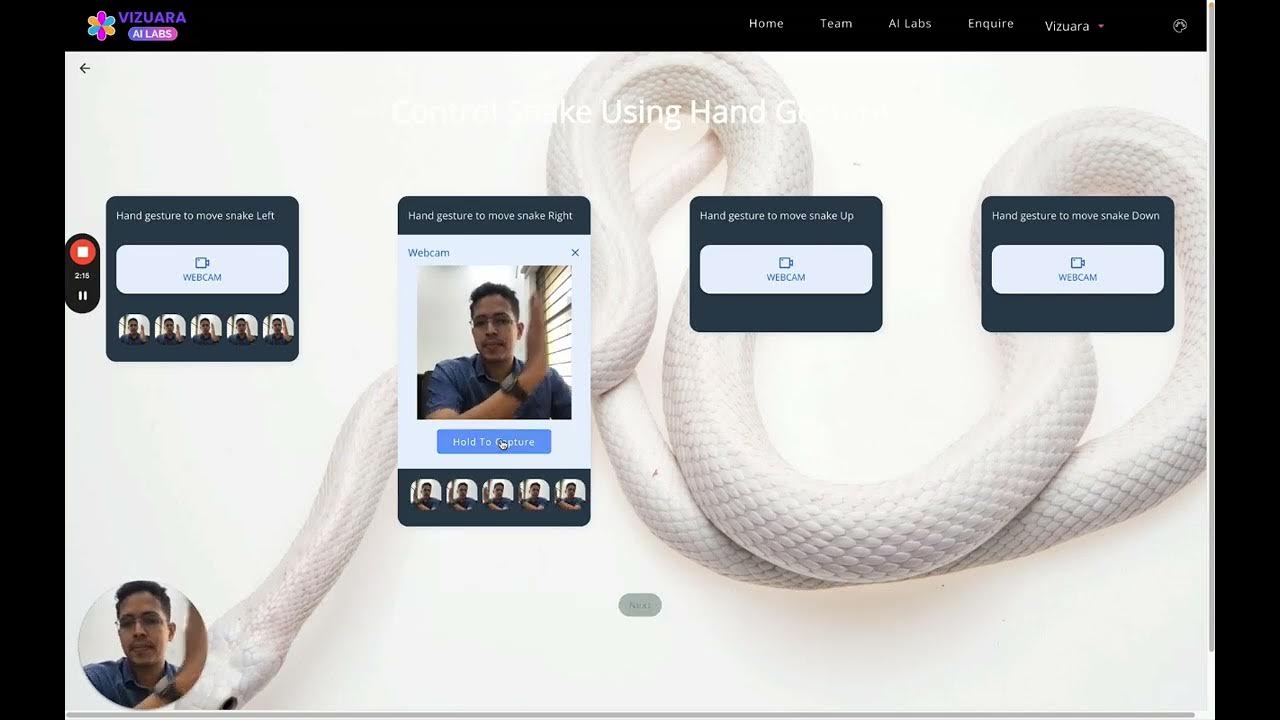 Snake game using hand gesture and AI | AI-ML for school students | CBSE ...