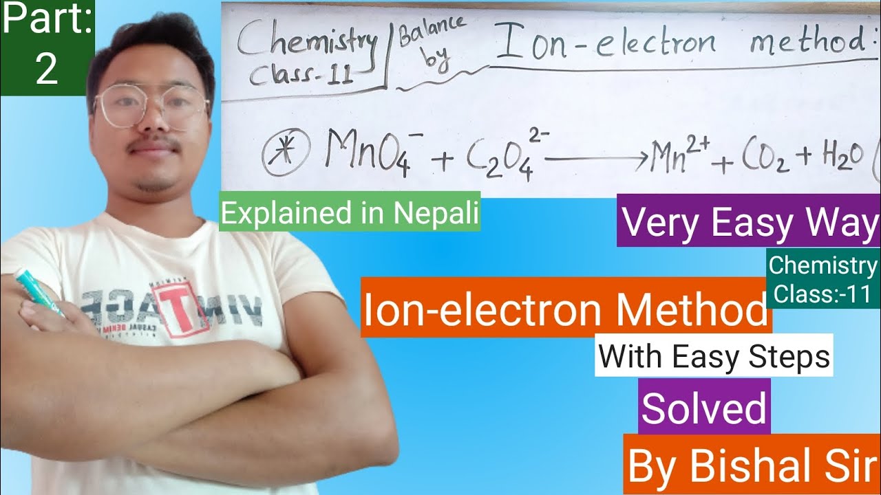 Balance by Ion-electron method/Part-2/#chemistry/#class11/Explained By ...