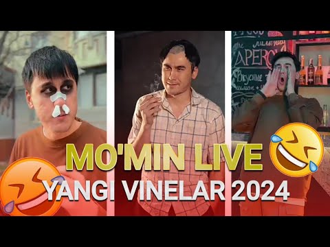 MOMIN LIVE - YANGI VINELAR TO'PLAMI 2024 - YouTube