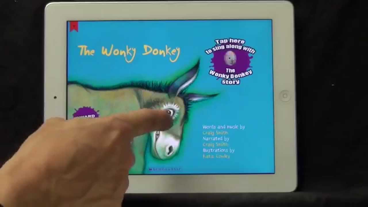 Text Scaffolding Techniques in The Wonky Donkey App by Kiwa Media - YouTube