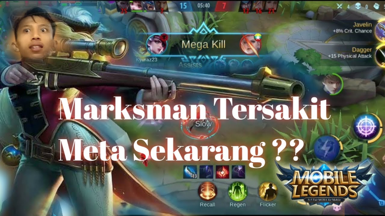 CARA BERMAIN LESLEY//MARKSMAN PALING SAKIT+BUILDNYA META SEKARANG ...