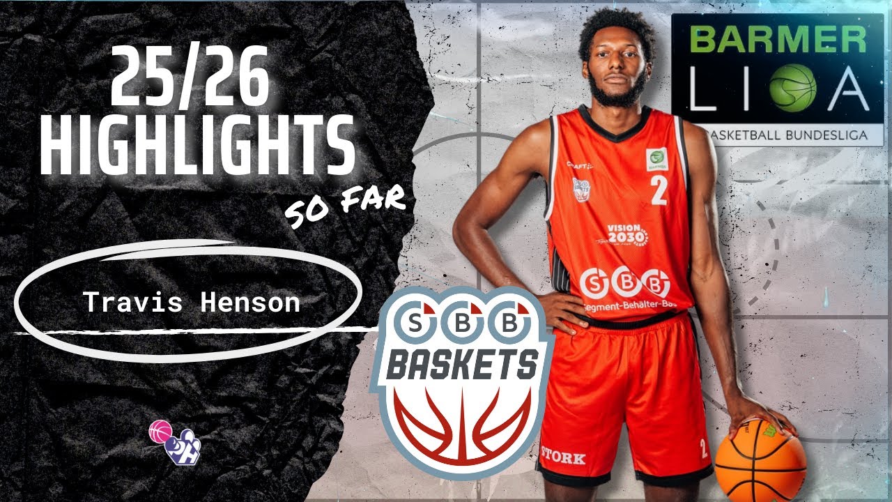 Travis Henson Highlights 2025/26 SO FAR || Germany ProA || SBB Baskets ...