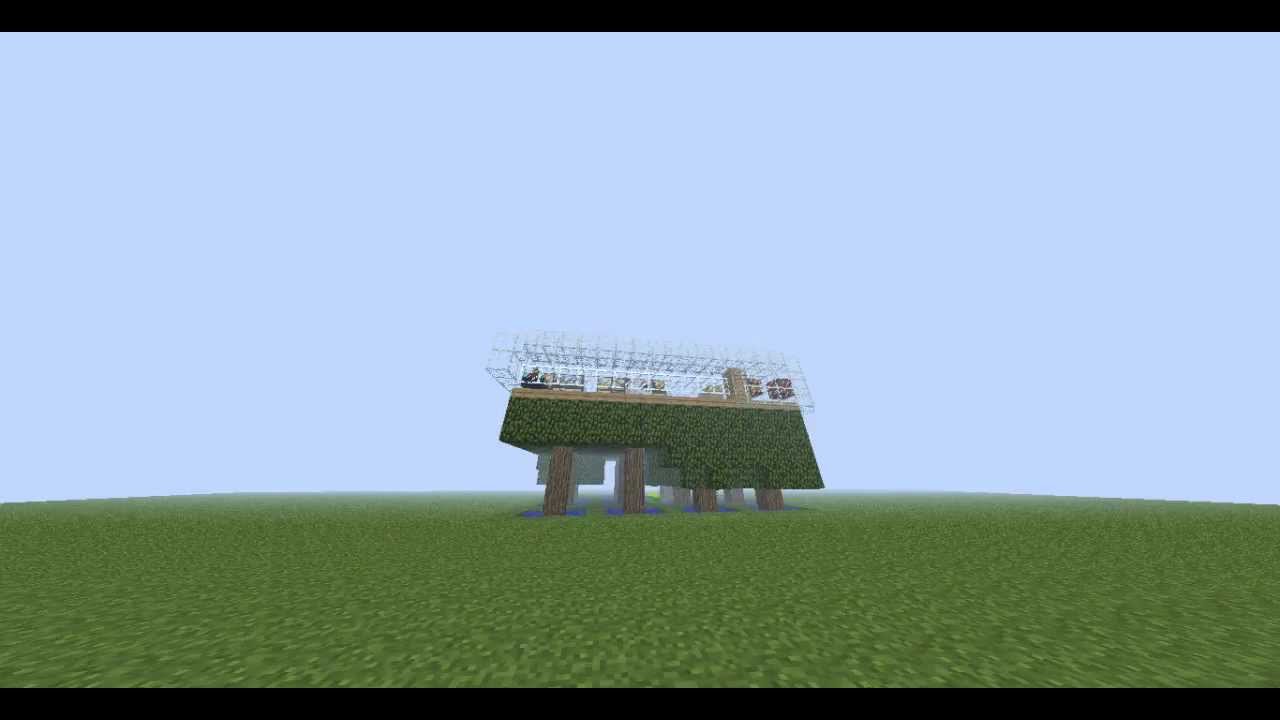 Minecraft; My Glass Tree House! - YouTube