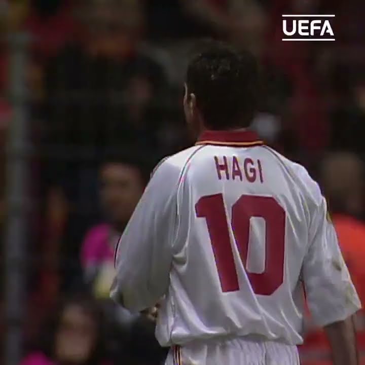 Gheorghe Hagi (karpatların maradonası)-UEFA’nın paylaştığı video #hagi #galatasaray#football# ...