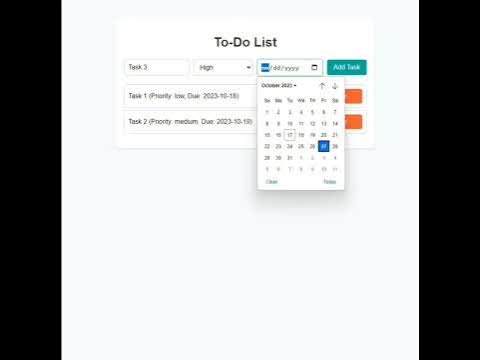 📝 Created simple to-do list 🌟 #CodingFun #ToDoList #HTML #CSS #JavaScript - YouTube