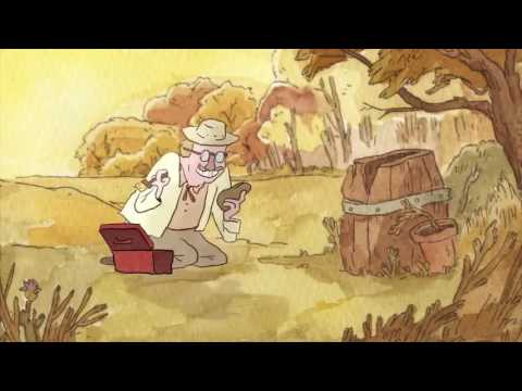 Birazcık huzur arayan bir taşın hikayesi ile uygarlık tarihinin kısa animasyon