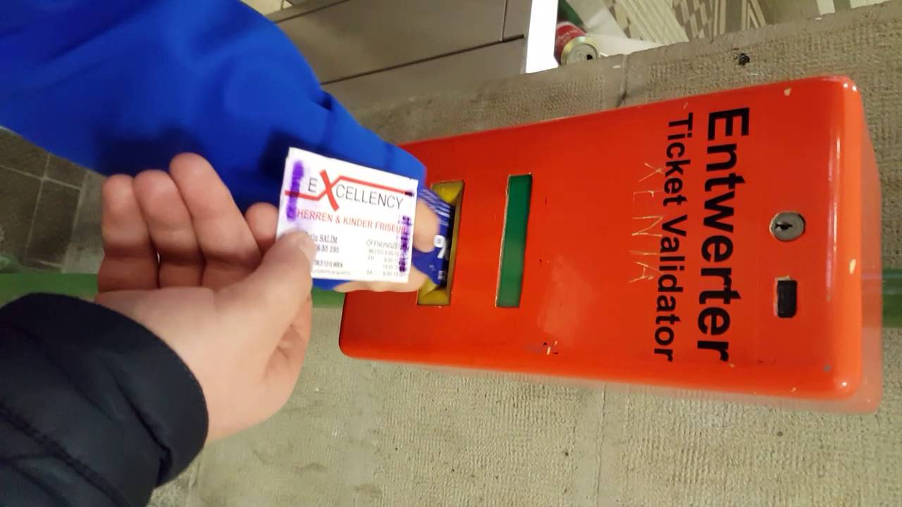 WIR ENTWERTEN TICKET FÜR DIE BAHN - YouTube