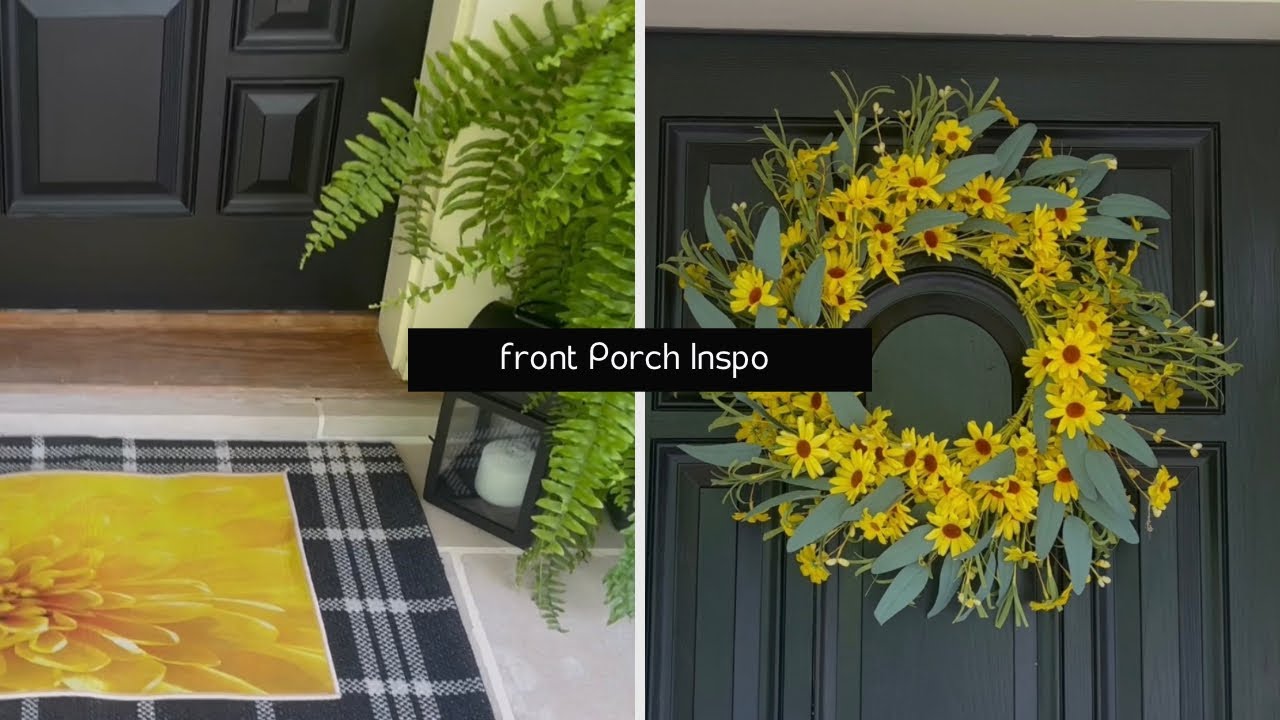 FRONT PORCH INSPO || SMALL SPACE || A LITTLE IS ALL YOU NEED - YouTube