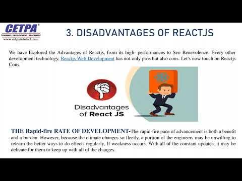 Pros and Cons of ReactJS Web Application Development - YouTube