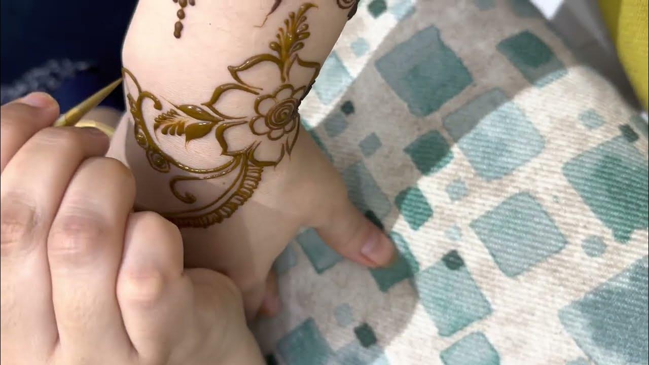 حناء عروس خليجي 👰🏼♀️ Youtube