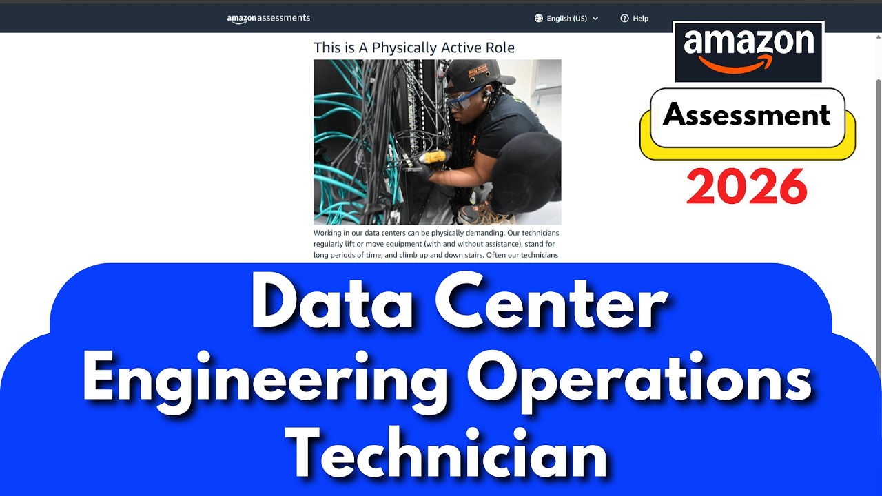 Amazon Data Center Engineering Operations Technician Interview 2026 ...