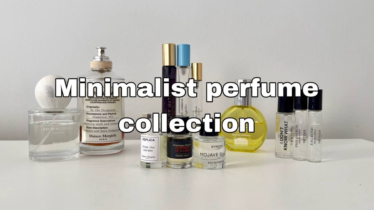 Minimalist perfume collection - YouTube