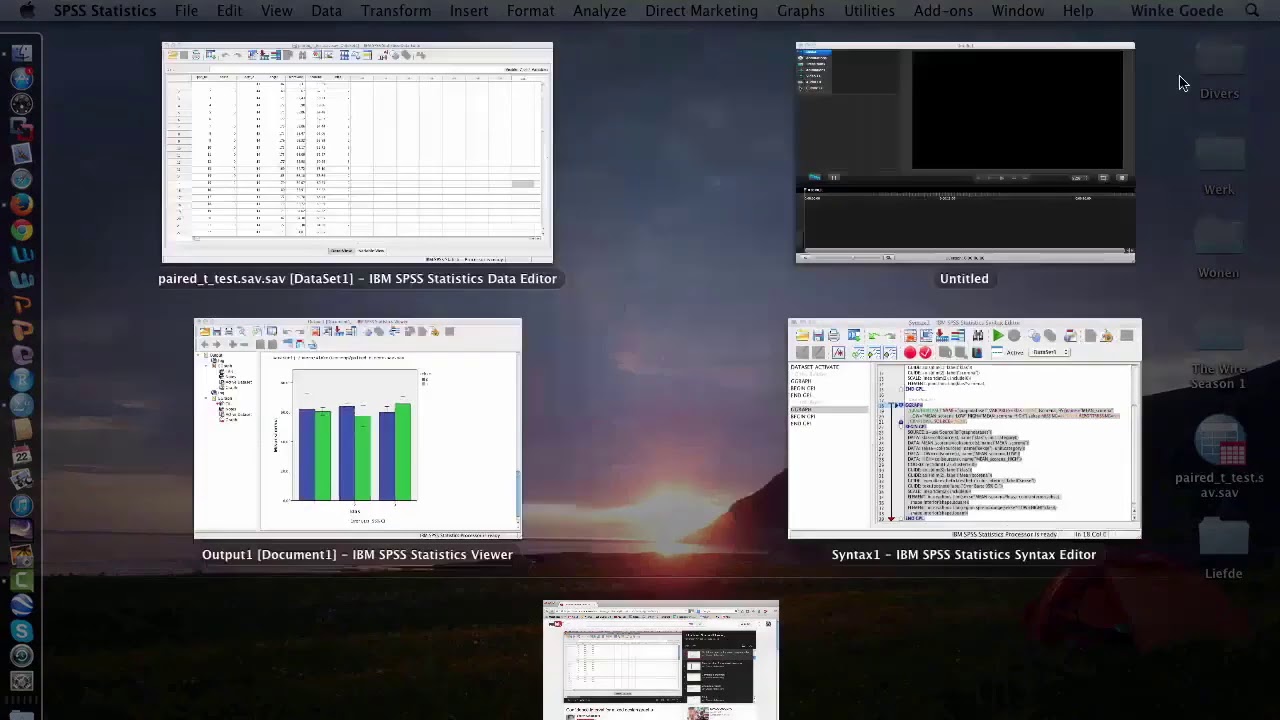 SPSS Function 'Chart Builder' 2 4 - YouTube