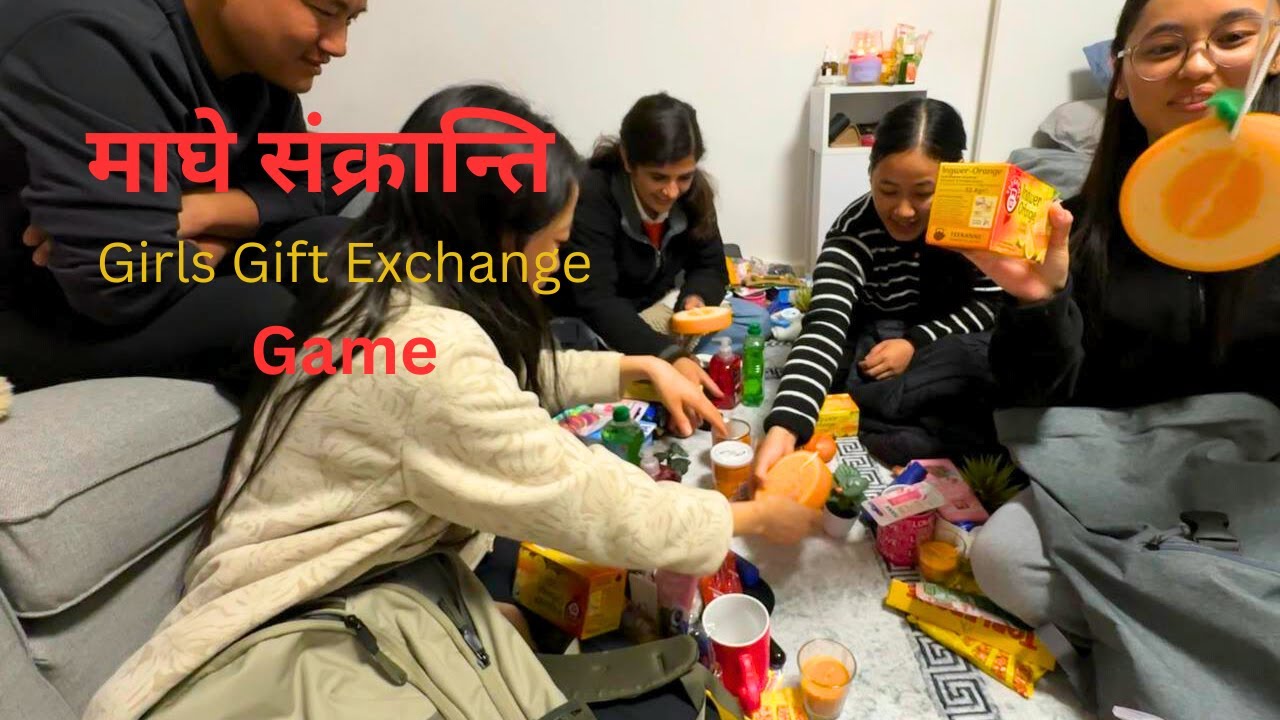 Magar Culture in Makar Sankranti | Girls Playing Color Exchange Game ...