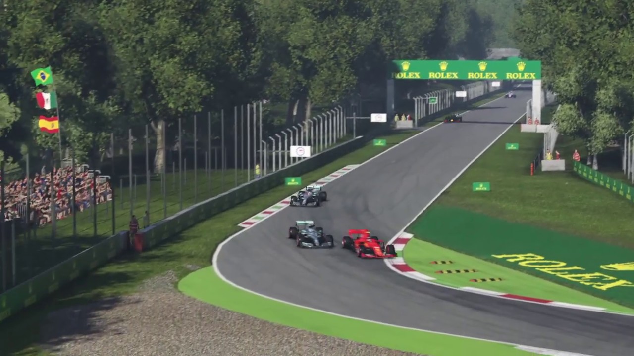 F1 2019 crash Monza Turn #8 - YouTube