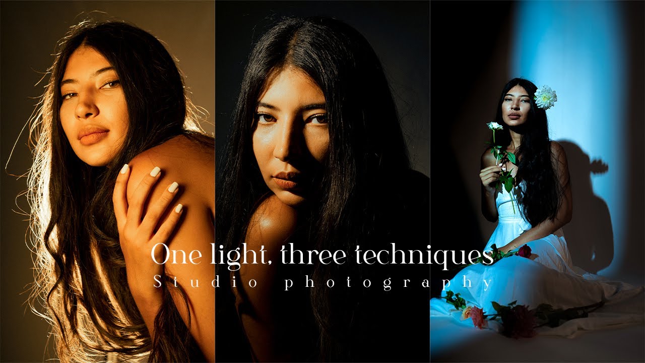 1 Flash, 3 techniques | Studio Photography Behind The Scenes Tutorial ...