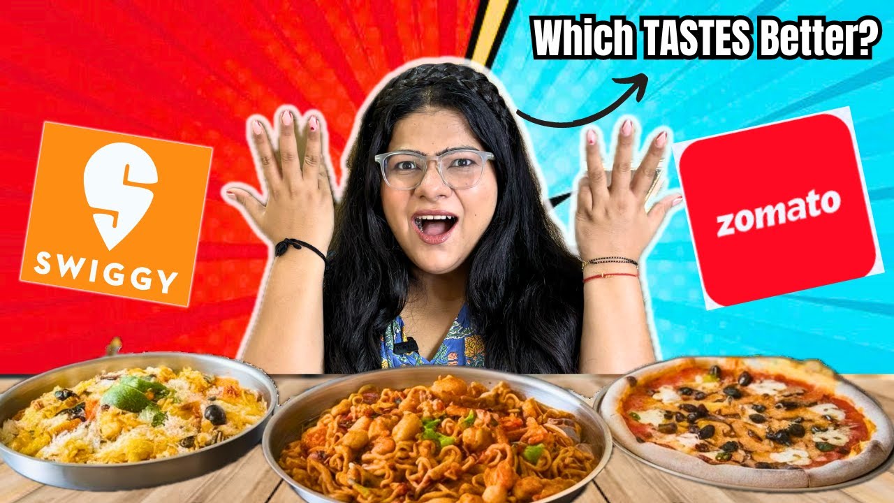 SWIGGY VS ZOMATO Best Rated Food Comparison | Best Chicken Biryani ...