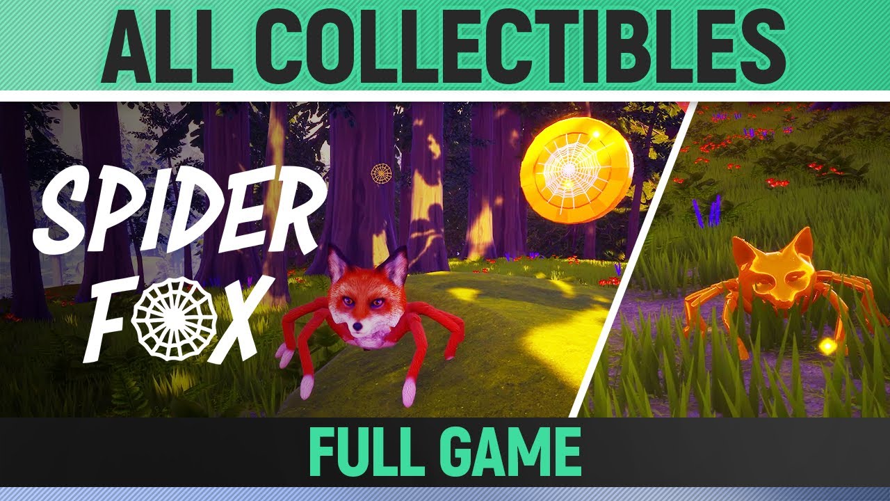 Spider Fox - All Coins & Gold Spider Fox - Full Game All Collectibles ...