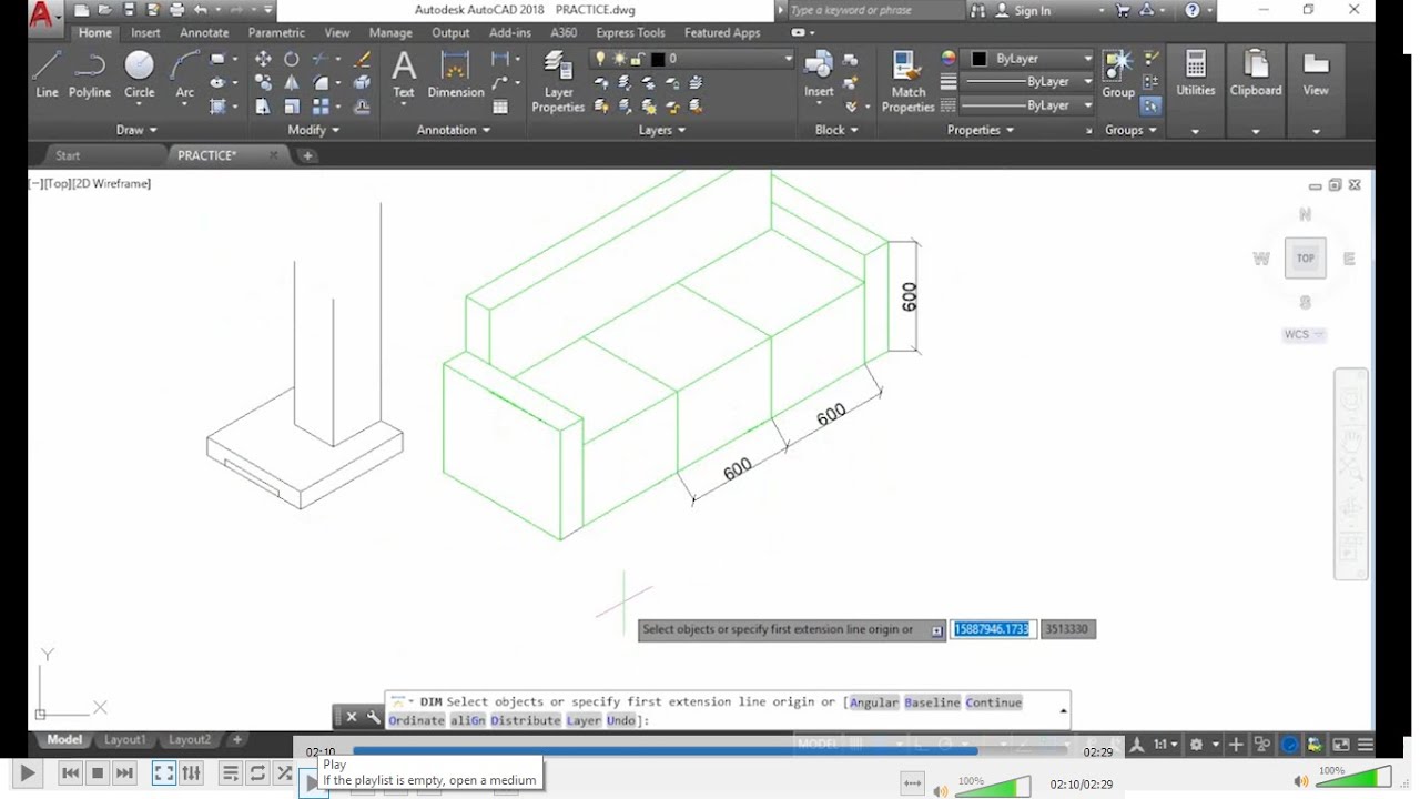 How To Create Dimensions And Change Text Height Of Dimension In Autocad How To Create Dimensions And Change Text Height Of Dimension In Autocad