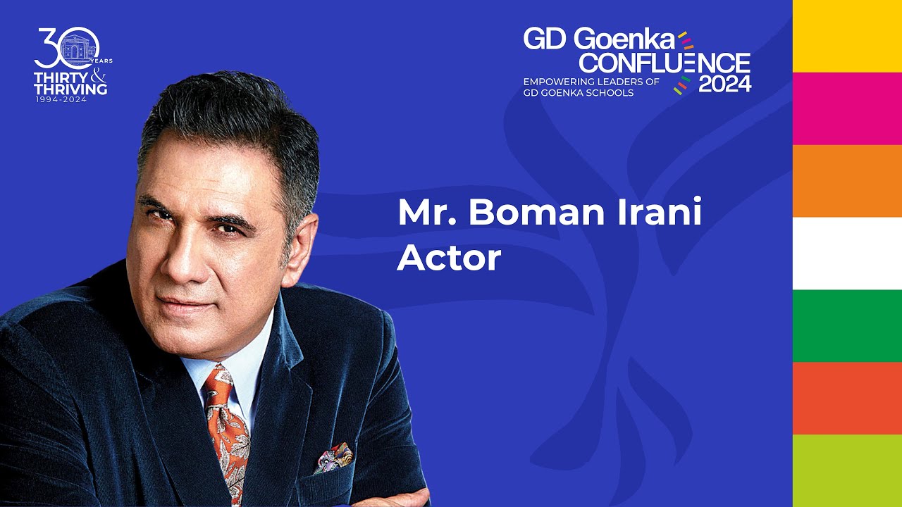 Mr. Boman Irani at GD Goenka Confluence 2024 - YouTube