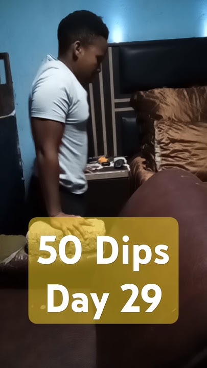 50 dips Day 29 #calisthenics #dips #pushups - YouTube