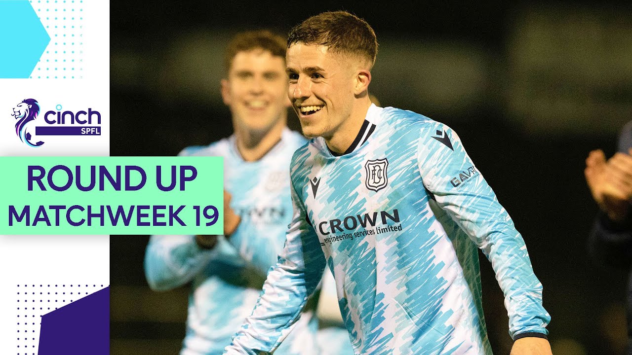 Luke McCowan Brace Sees Dundee Move Top | Lower League Matchweek 19 ...