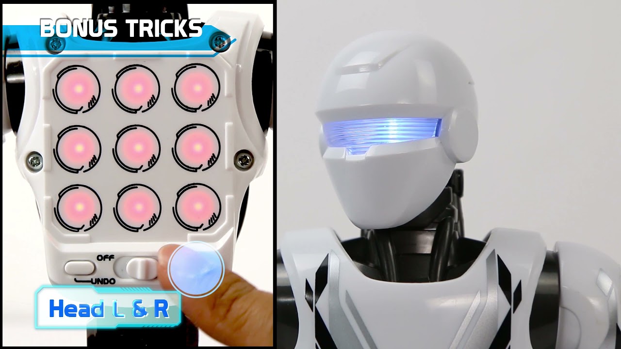 Silverlit Ycoo Junior 1.0 - programmerbar robot med 9 punkts berøringspanel 88560 - YouTube