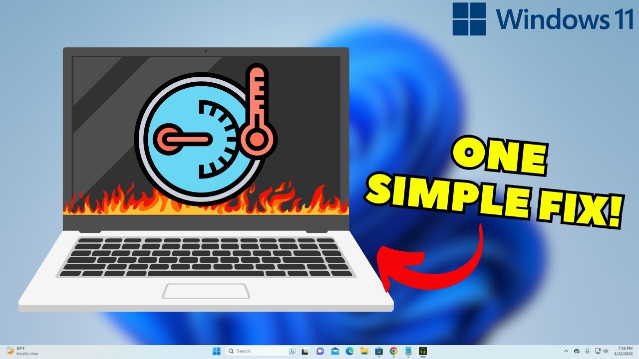 Windows 11 Laptop Overheating Problem (One Simple Fix) - YouTube