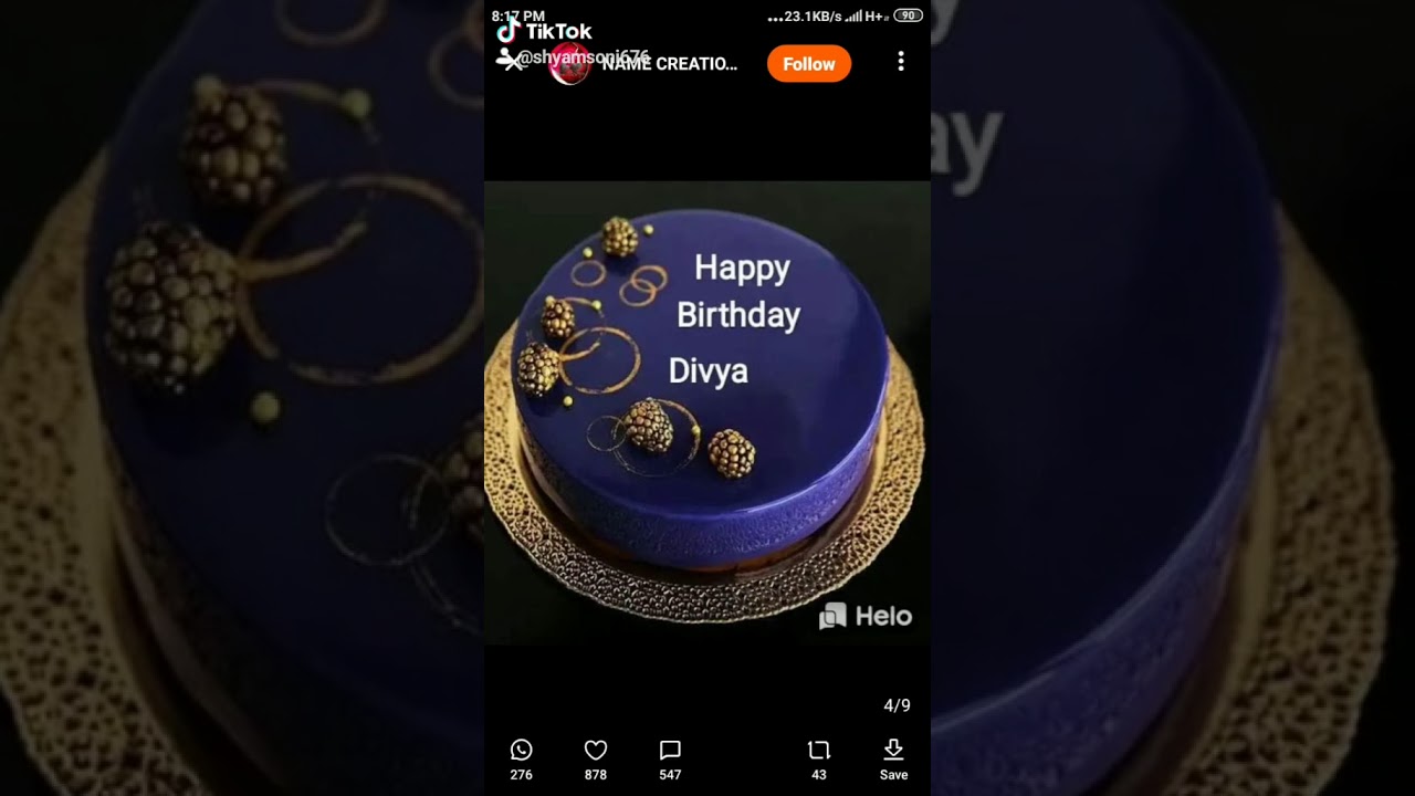 Happy Birthday Divya - YouTube