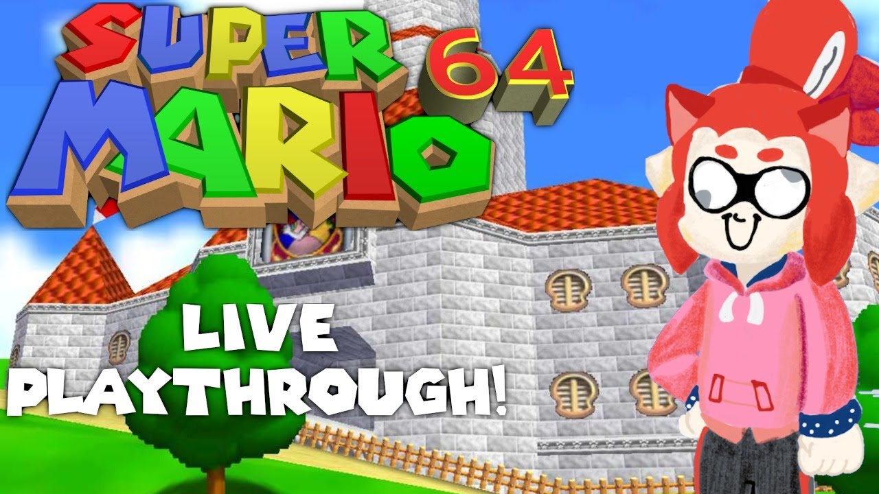 Super Mario 64 - Live Retro Playthrough Part 1 - YouTube