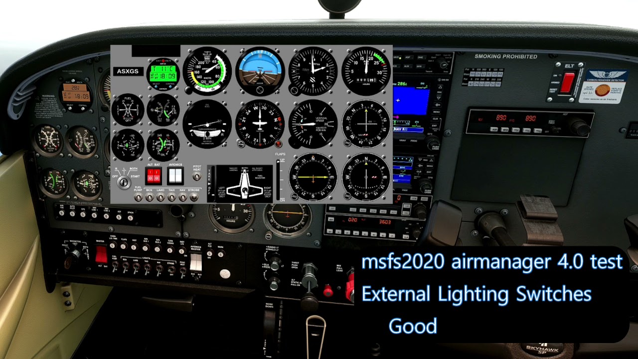 flight sim 2020 triple monitor airmanager 4.0 test - YouTube