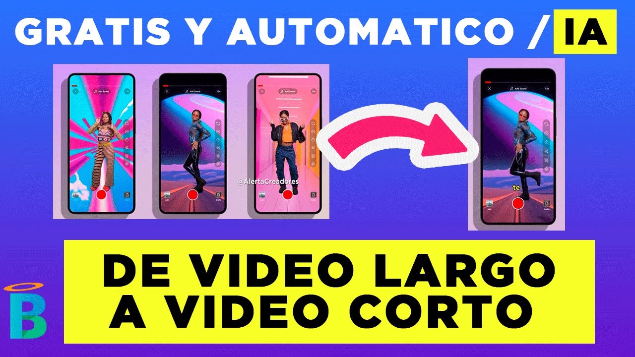 Crear vídeo corto a partir de un vídeo largo de forma facil, GRATIS y ...